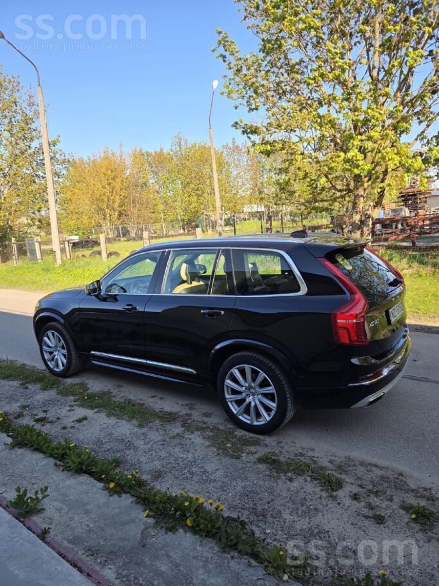 Black Volvo XC90 2015 in Ogre, with an engine capacity of 2.00 L and mileage of 0 thousand km for 15870 €, photo 2 on AUTOMOTO.COM.LV