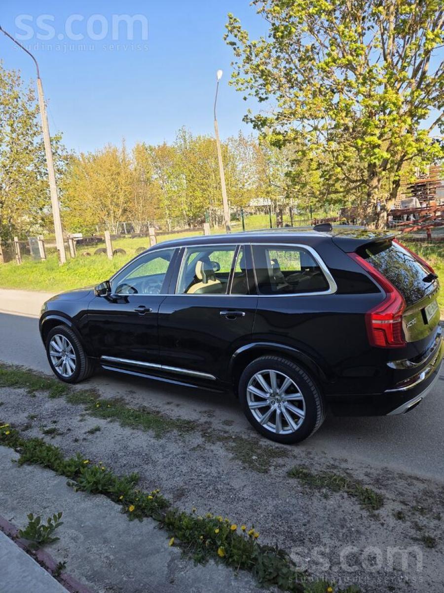Black Volvo XC90 2015 in Ogre, with an engine capacity of 2.00 L and mileage of 0 thousand km for 15870 €, photo 3 on AUTOMOTO.COM.LV