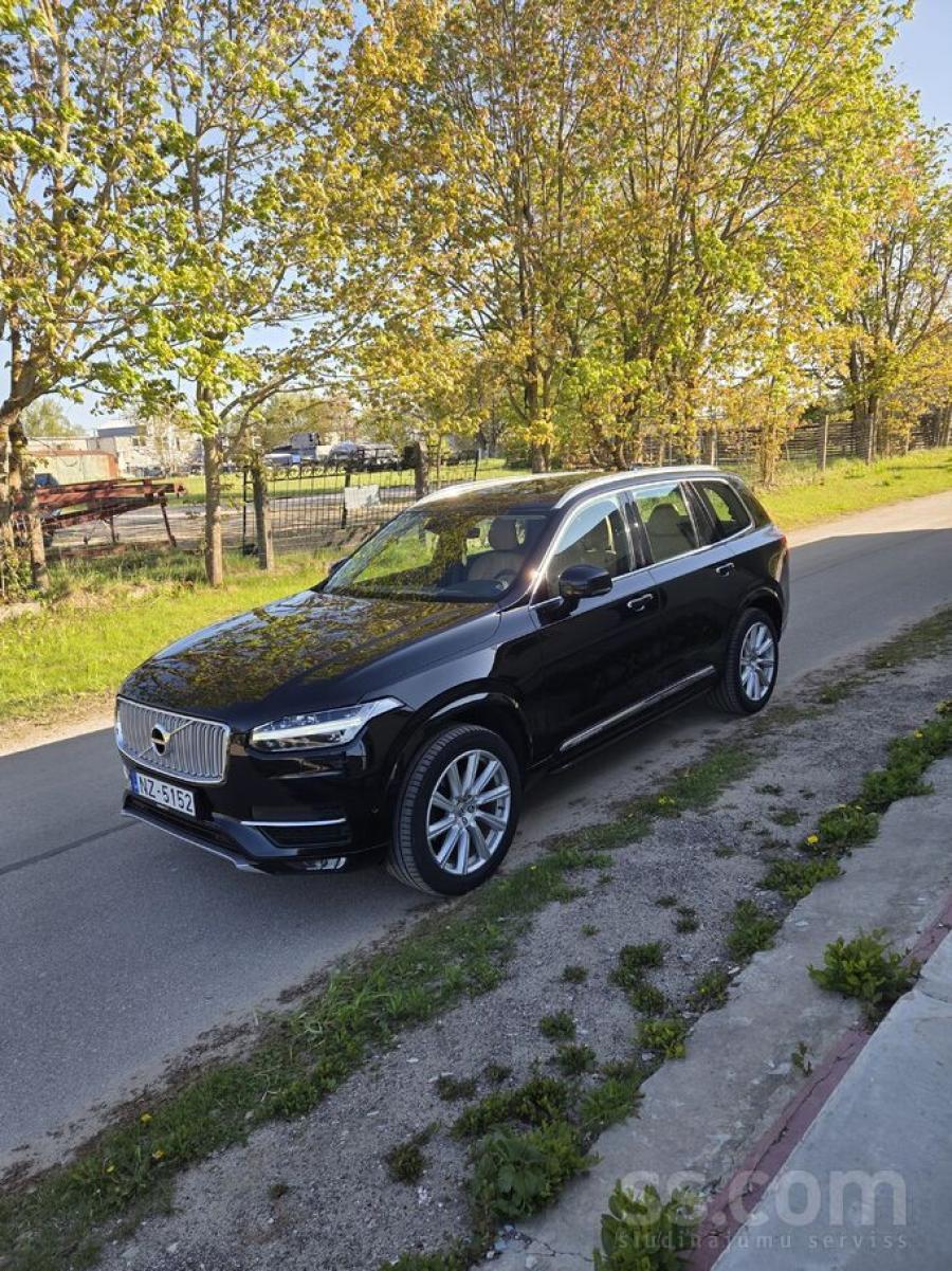 Black Volvo XC90 2015 in Ogre, with an engine capacity of 2.00 L and mileage of 0 thousand km for 15870 €, photo 5 on AUTOMOTO.COM.LV