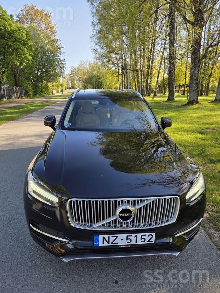 Black Volvo XC90 2015 in Ogre, with an engine capacity of 2.00 L and mileage of 0 thousand km for 15870 €, photo 7 on AUTOMOTO.COM.LV
