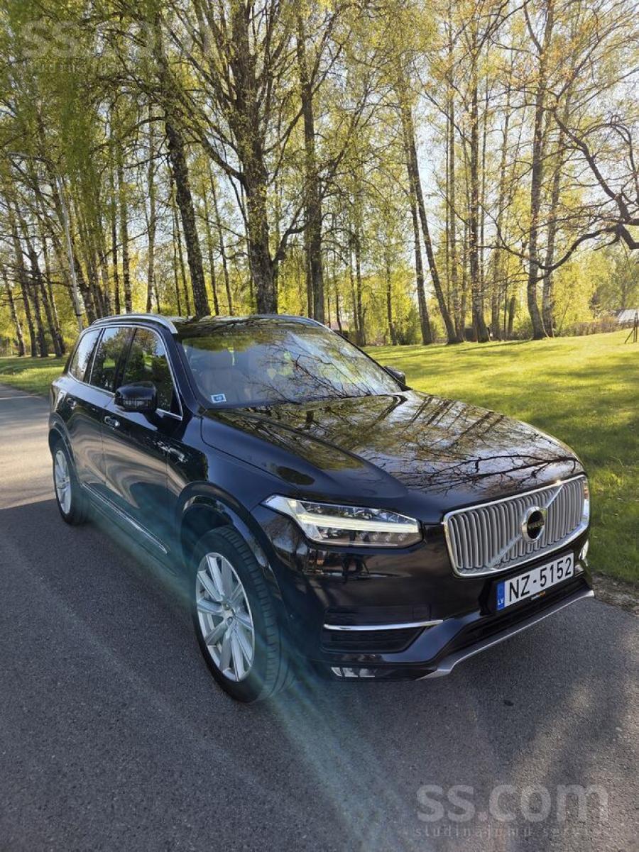 Black Volvo XC90 2015 in Ogre, with an engine capacity of 2.00 L and mileage of 0 thousand km for 15870 €, photo 8 on AUTOMOTO.COM.LV