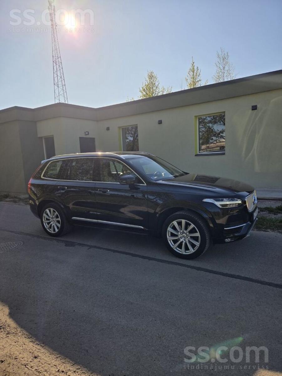 Black Volvo XC90 2015 in Ogre, with an engine capacity of 2.00 L and mileage of 0 thousand km for 15870 €, photo 14 on AUTOMOTO.COM.LV