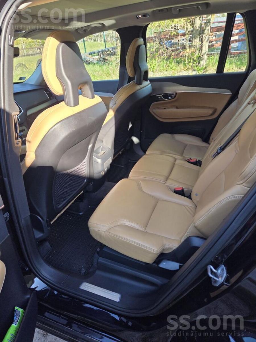 Black Volvo XC90 2015 in Ogre, with an engine capacity of 2.00 L and mileage of 0 thousand km for 15870 €, photo 22 on AUTOMOTO.COM.LV