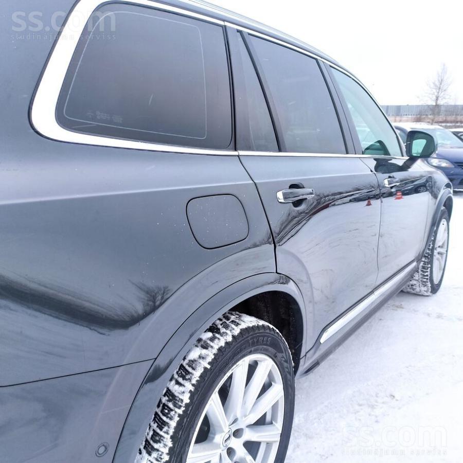 Black Volvo XC90 2015 in Daugavpils, with an engine capacity of 2.00 L and mileage of 0 thousand km for 22900 €, photo 7 on AUTOMOTO.COM.LV