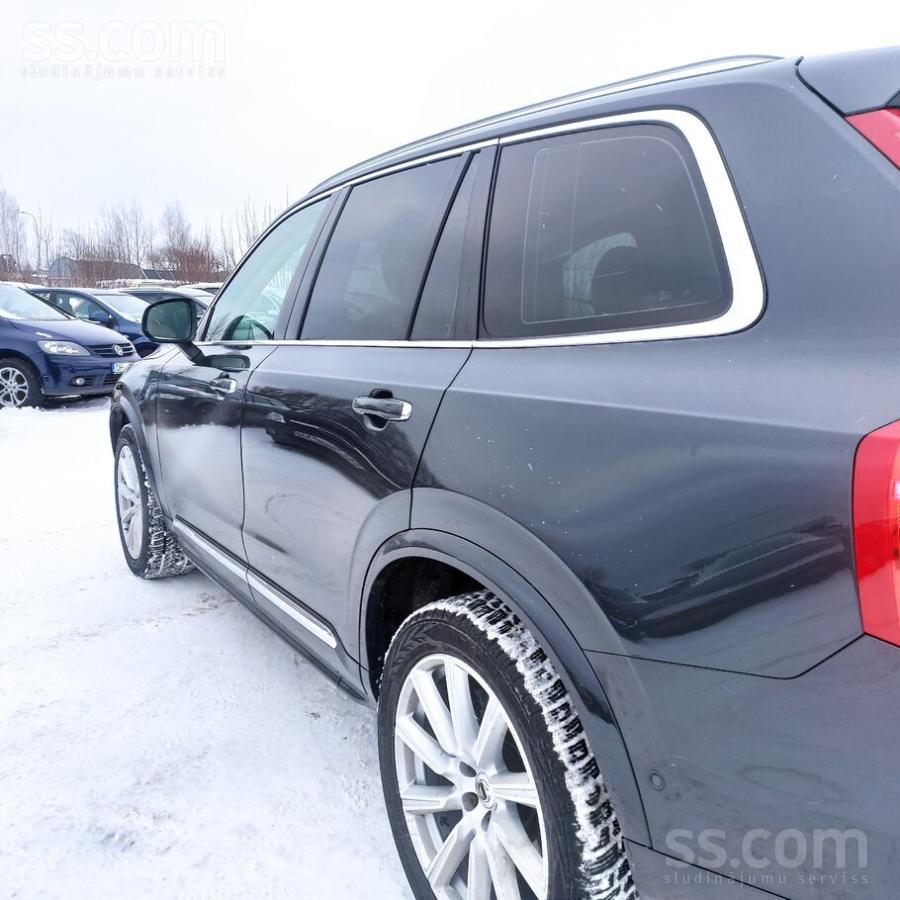 Black Volvo XC90 2015 in Daugavpils, with an engine capacity of 2.00 L and mileage of 0 thousand km for 22900 €, photo 8 on AUTOMOTO.COM.LV