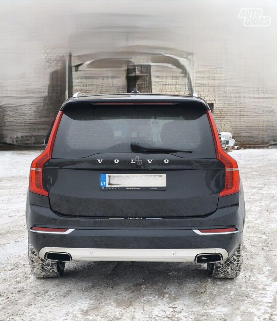 Black Volvo XC90 2015 in Vilnius, with an engine capacity of 2.00 L and mileage of 262 thousand km for 23600 €, photo 15 on AUTOMOTO.COM.LV