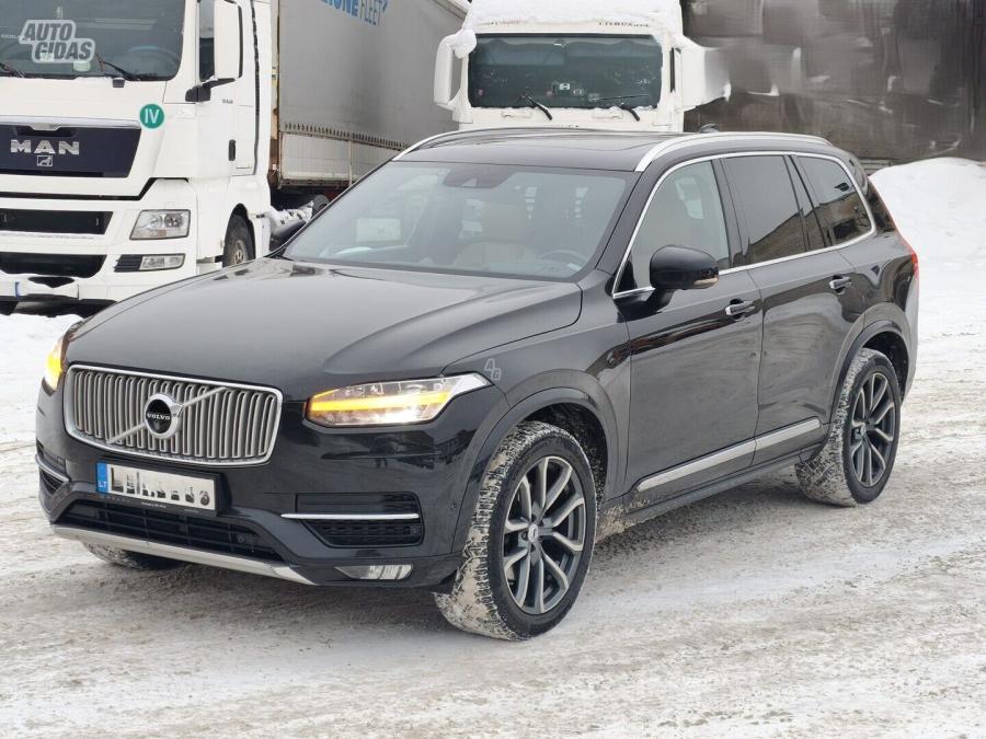 Black Volvo XC90 2015 in Vilnius, with an engine capacity of 2.00 L and mileage of 262 thousand km for 23600 €, photo 17 on AUTOMOTO.COM.LV