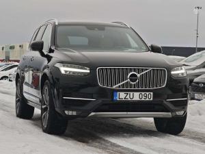 Black Volvo XC90 2015 in Vilnius, with an engine capacity of 1.97 L and mileage of 263 thousand km for 21500 €, photo 6 on AUTOMOTO.COM.LV