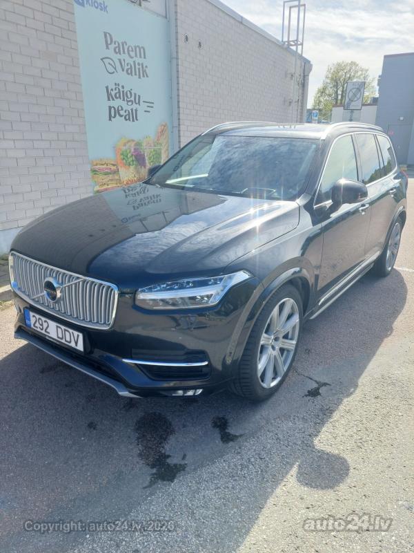 Black Volvo XC90 2015 in Keila, with an engine capacity of 2.00 L and mileage of 185 thousand km for 24900 €, photo 1 on AUTOMOTO.COM.LV
