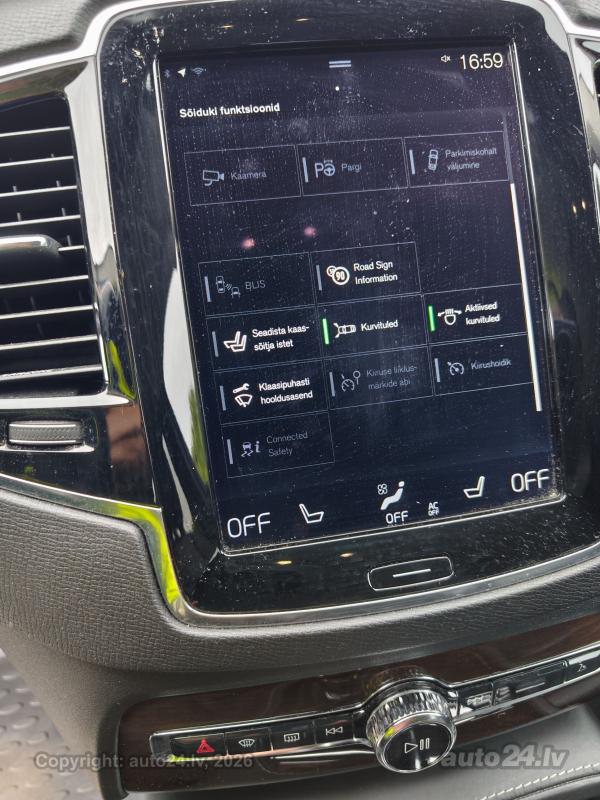 Melns Volvo XC90 2015 Tartu, ar dzinēja tilpumu 2.00 L un nobraukumu 220 tūkst. km par 19500 €, foto 3 vietnē AUTOMOTO.COM.LV