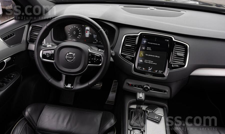 Melns Volvo XC90 2015 Jelgava, ar dzinēja tilpumu 2.00 L un nobraukumu 0 tūkst. km par 21950 €, foto 29 vietnē AUTOMOTO.COM.LV