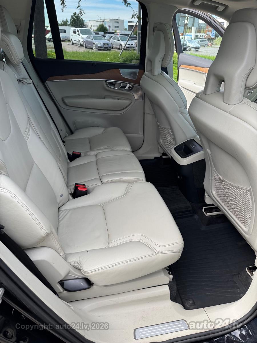 Black Volvo XC90 2015 in Tallinn, with an engine capacity of 2.00 L and mileage of 282 thousand km for 16400 €, photo 14 on AUTOMOTO.COM.LV