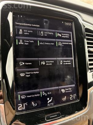 Black Volvo XC90 2015 in Riga, with an engine capacity of 2.00 L and mileage of 338 thousand km for 16000 €, photo 15 on AUTOMOTO.COM.LV