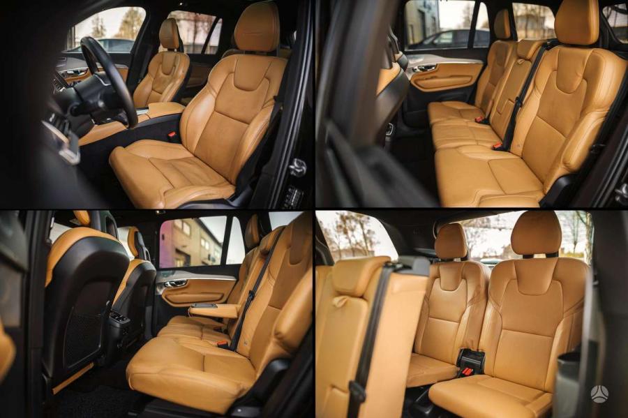Black Volvo XC90 2015 in Kaunas, with an engine capacity of 1.97 L and mileage of 261 thousand km for 20500 €, photo 10 on AUTOMOTO.COM.LV