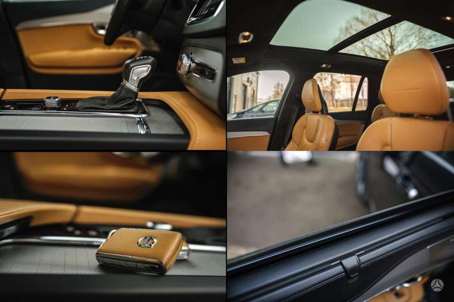 Black Volvo XC90 2015 in Kaunas, with an engine capacity of 1.97 L and mileage of 261 thousand km for 20500 €, photo 13 on AUTOMOTO.COM.LV
