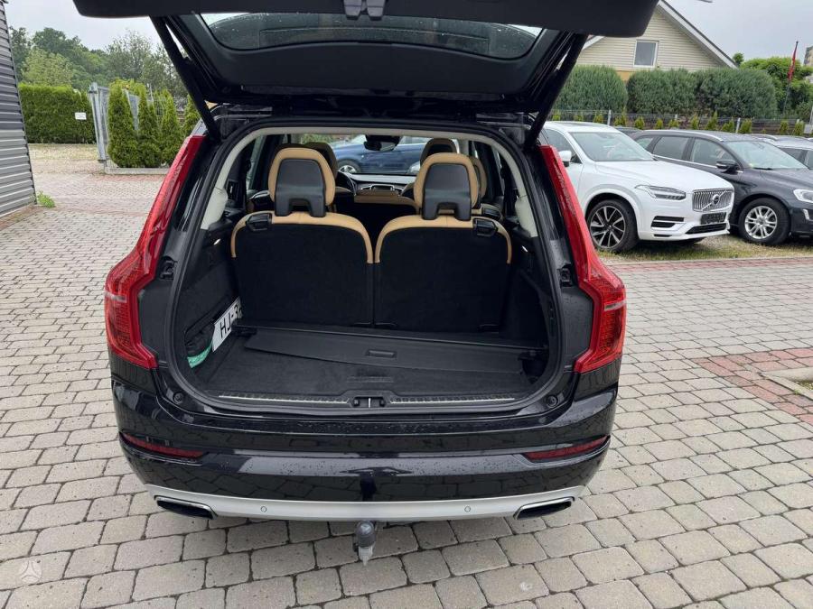Black Volvo XC90 2015 in Alytus, with an engine capacity of 2.00 L and mileage of 312 thousand km for 15950 €, photo 6 on AUTOMOTO.COM.LV