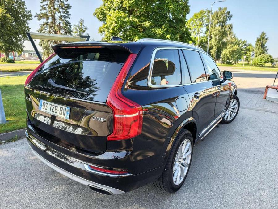 Melns Volvo XC90 2015 Tauragė, ar dzinēja tilpumu 2.00 L un nobraukumu 300 tūkst. km par 17400 €, foto 6 vietnē AUTOMOTO.COM.LV