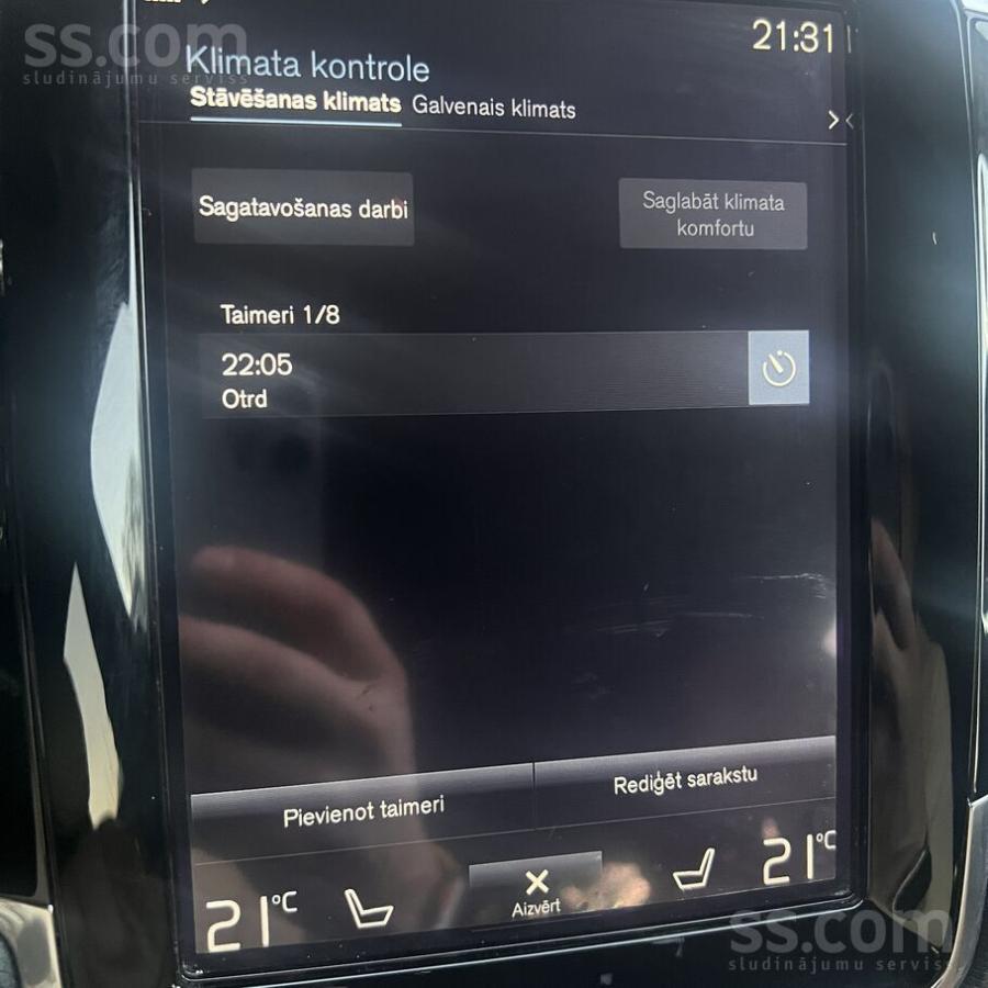 Черный Вольво ХС90 2015 в Рига, объемом двигателя 2.00 л и пробегом 286 тыс. км за 19800 €, фото 25 на AUTOMOTO.COM.LV