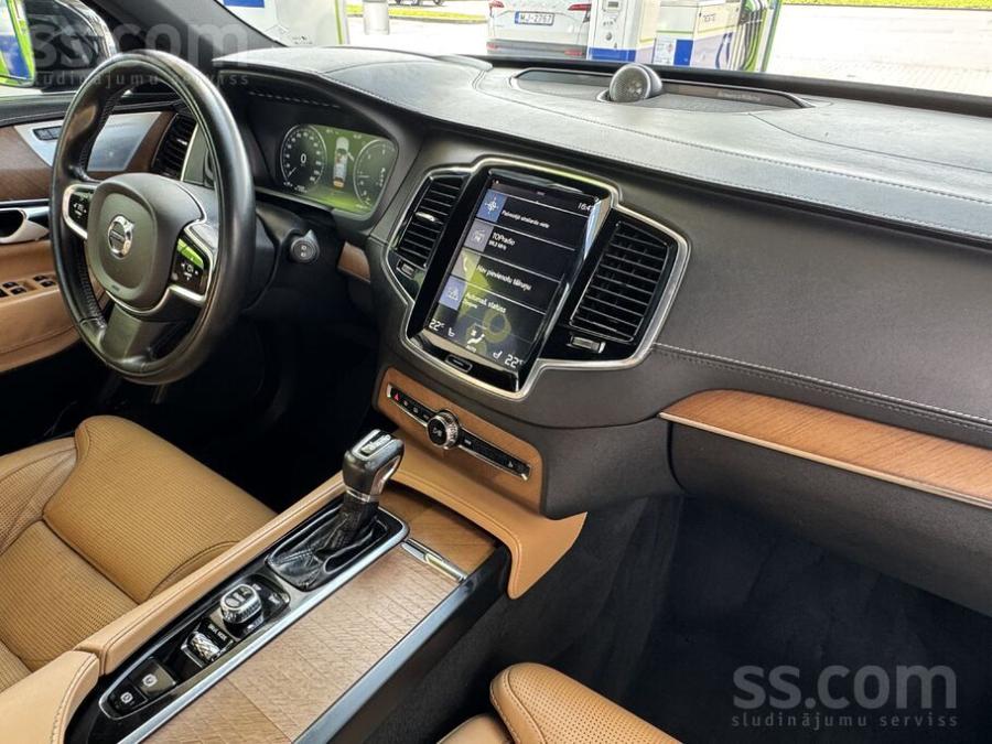 Melns Volvo XC90 2015 Rīga, ar dzinēja tilpumu 2.00 L un nobraukumu 0 tūkst. km par 18750 €, foto 9 vietnē AUTOMOTO.COM.LV