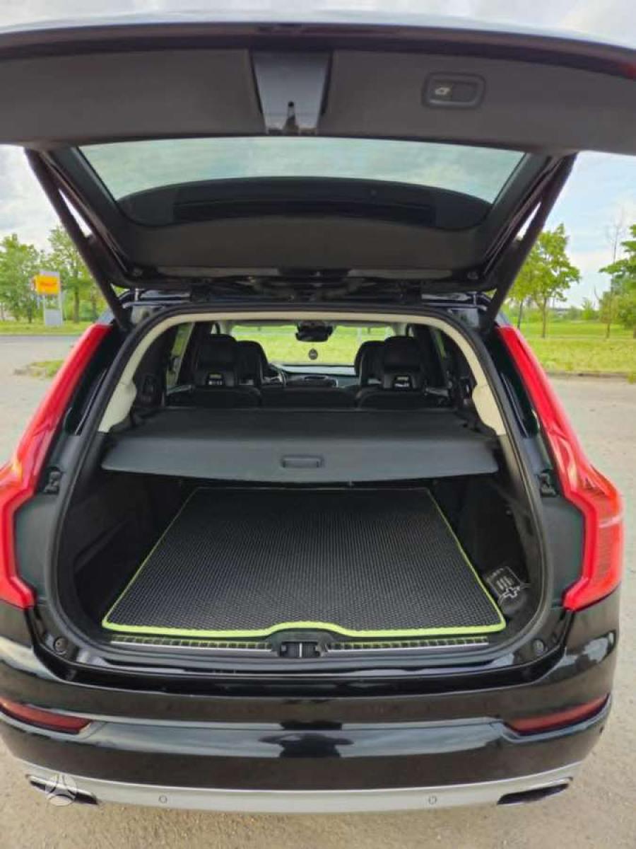 Black Volvo XC90 2015 in Panevezys, with an engine capacity of 1.97 L and mileage of 292 thousand km for 18800 €, photo 16 on AUTOMOTO.COM.LV