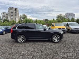 Black Volvo XC90 2016 in Riga, with an engine capacity of 2.00 L and mileage of 162 thousand km for 26590 €, photo 5 on AUTOMOTO.COM.LV