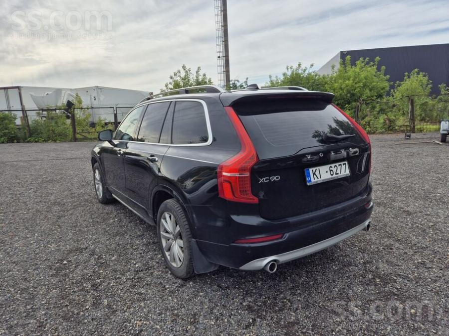 Black Volvo XC90 2016 in Riga, with an engine capacity of 2.00 L and mileage of 162 thousand km for 26590 €, photo 8 on AUTOMOTO.COM.LV
