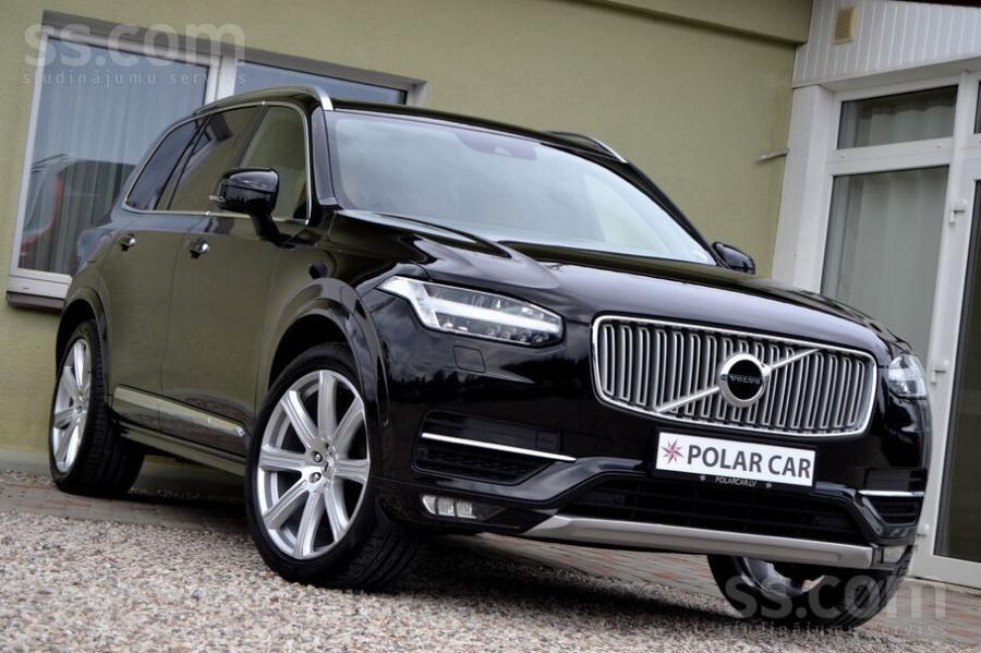 Black Volvo XC90 2016 in Tukums, with an engine capacity of 2.00 L and mileage of 278 thousand km for 23790 €, photo 2 on AUTOMOTO.COM.LV