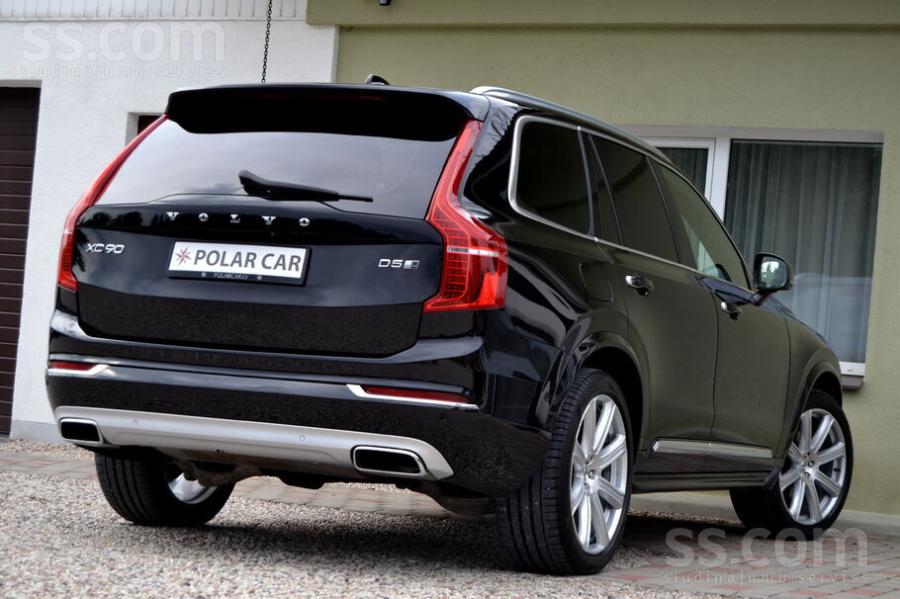 Black Volvo XC90 2016 in Tukums, with an engine capacity of 2.00 L and mileage of 278 thousand km for 23790 €, photo 3 on AUTOMOTO.COM.LV