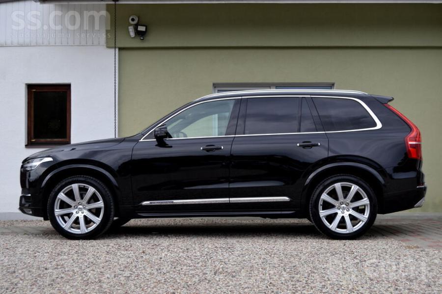 Black Volvo XC90 2016 in Tukums, with an engine capacity of 2.00 L and mileage of 278 thousand km for 23790 €, photo 10 on AUTOMOTO.COM.LV