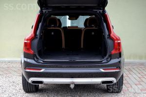 Black Volvo XC90 2016 in Tukums, with an engine capacity of 2.00 L and mileage of 278 thousand km for 23790 €, photo 33 on AUTOMOTO.COM.LV