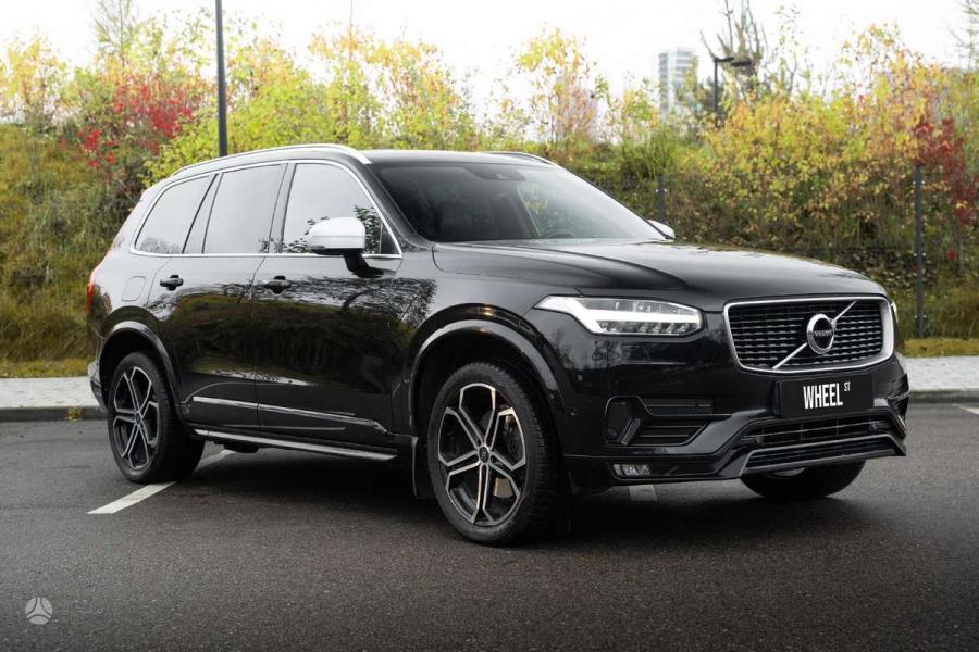 Melns Volvo XC90 2016 Viļņa, ar dzinēja tilpumu 1.97 L un nobraukumu 212 tūkst. km par 23500 €, foto 8 vietnē AUTOMOTO.COM.LV