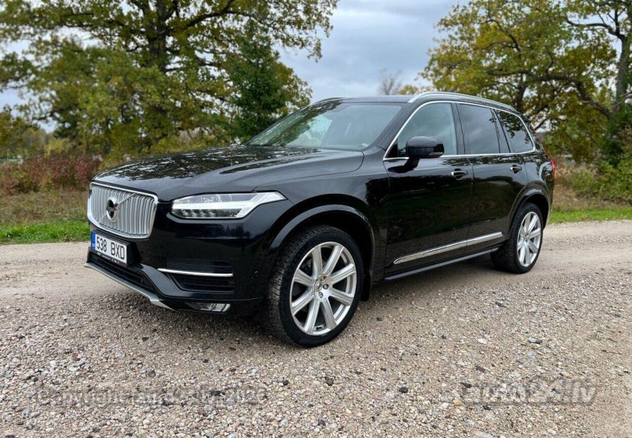 Black Volvo XC90 2016 in Tallinn, with an engine capacity of 2.00 L and mileage of 291 thousand km for 21000 €, photo 1 on AUTOMOTO.COM.LV