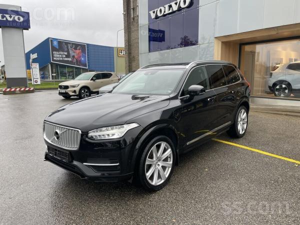 Black Volvo XC90 2016 in Tallinn, with an engine capacity of 2.00 L and mileage of 144 thousand km for 24900 €, photo 1 on AUTOMOTO.COM.LV
