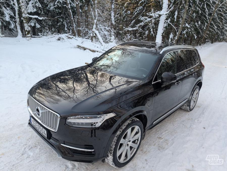 Black Volvo XC90 2016 in Kaunas, with an engine capacity of 2.00 L and mileage of 176 thousand km for 26000 €, photo 4 on AUTOMOTO.COM.LV