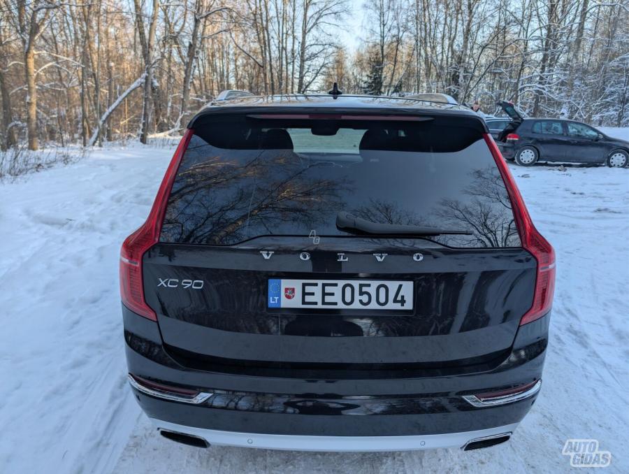 Black Volvo XC90 2016 in Kaunas, with an engine capacity of 2.00 L and mileage of 176 thousand km for 26000 €, photo 6 on AUTOMOTO.COM.LV