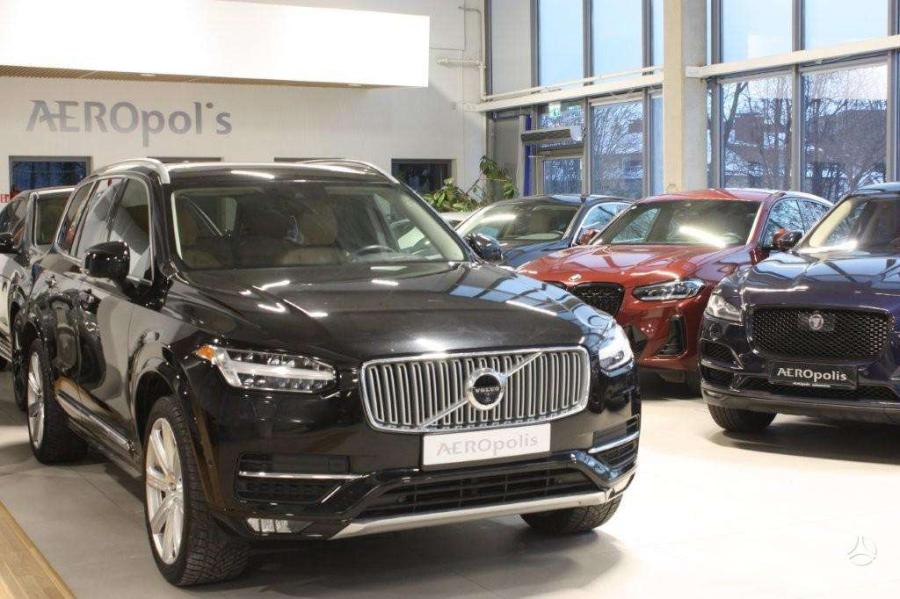 Black Volvo XC90 2016 in Vilnius, with an engine capacity of 1.97 L and mileage of 149 thousand km for 23000 €, photo 3 on AUTOMOTO.COM.LV