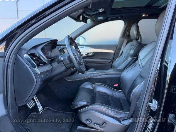 Black Volvo XC90 2016 in Tallinn, with an engine capacity of 2.00 L and mileage of 182 thousand km for 24990 €, photo 8 on AUTOMOTO.COM.LV