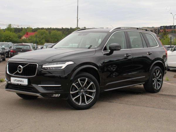 Black Volvo XC90 2016 in Vilnius, with an engine capacity of 1.97 L and mileage of 183 thousand km for 27450 €, photo 1 on AUTOMOTO.COM.LV