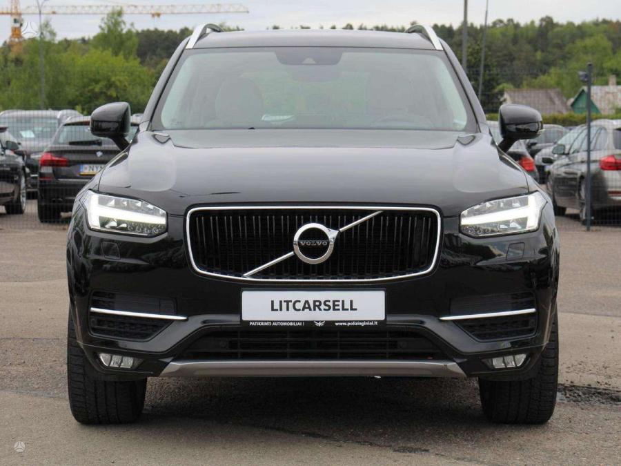 Melns Volvo XC90 2016 Viļņa, ar dzinēja tilpumu 1.97 L un nobraukumu 183 tūkst. km par 27450 €, foto 2 vietnē AUTOMOTO.COM.LV