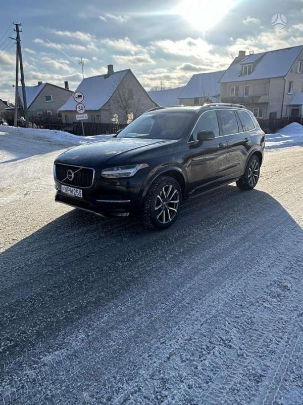 Black Volvo XC90 2016 in Kaunas, with an engine capacity of 1.97 L and mileage of 210 thousand km for 16400 €, photo 1 on AUTOMOTO.COM.LV