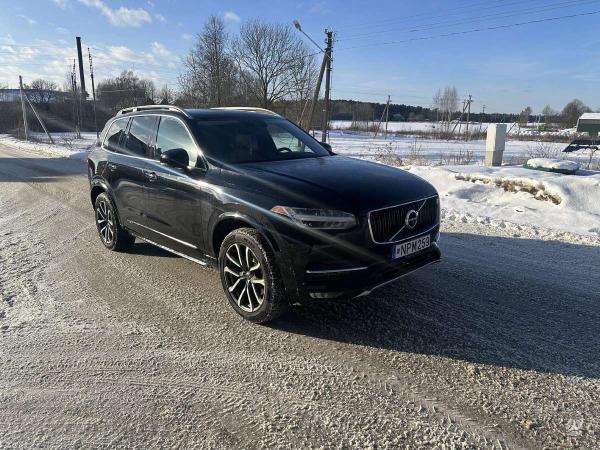 Black Volvo XC90 2016 in Kaunas, with an engine capacity of 1.97 L and mileage of 210 thousand km for 16400 €, photo 4 on AUTOMOTO.COM.LV
