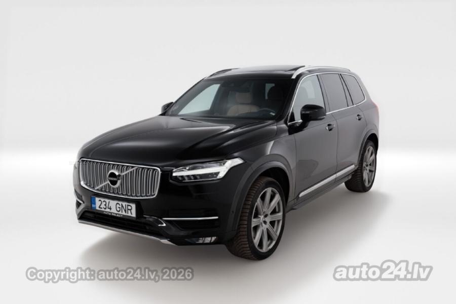 Black Volvo XC90 2016 in Tallinn, with an engine capacity of 2.00 L and mileage of 218 thousand km for 25900 €, photo 1 on AUTOMOTO.COM.LV