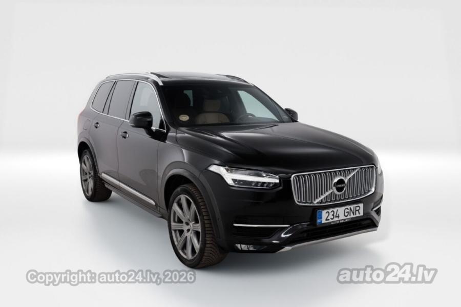 Black Volvo XC90 2016 in Tallinn, with an engine capacity of 2.00 L and mileage of 218 thousand km for 25900 €, photo 2 on AUTOMOTO.COM.LV