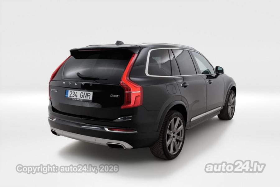 Black Volvo XC90 2016 in Tallinn, with an engine capacity of 2.00 L and mileage of 218 thousand km for 25900 €, photo 5 on AUTOMOTO.COM.LV