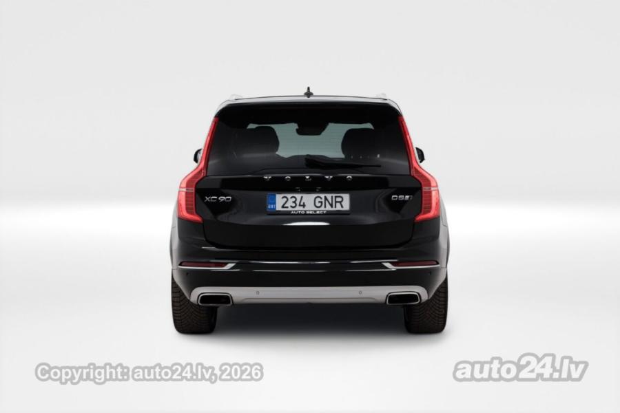 Black Volvo XC90 2016 in Tallinn, with an engine capacity of 2.00 L and mileage of 218 thousand km for 25900 €, photo 6 on AUTOMOTO.COM.LV