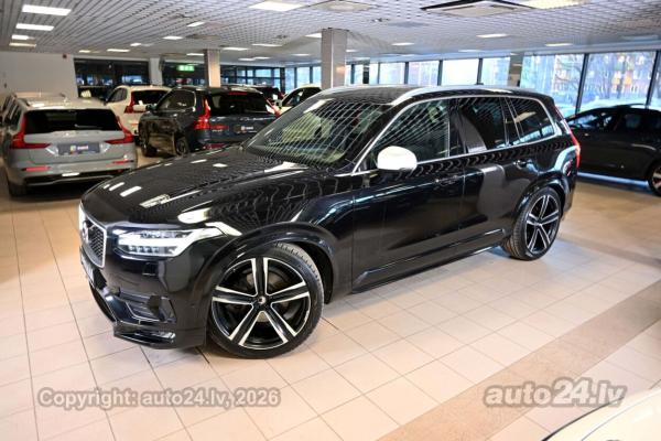 Black Volvo XC90 2016 in Tallinn, with an engine capacity of 2.00 L and mileage of 114 thousand km for 37900 €, photo 6 on AUTOMOTO.COM.LV