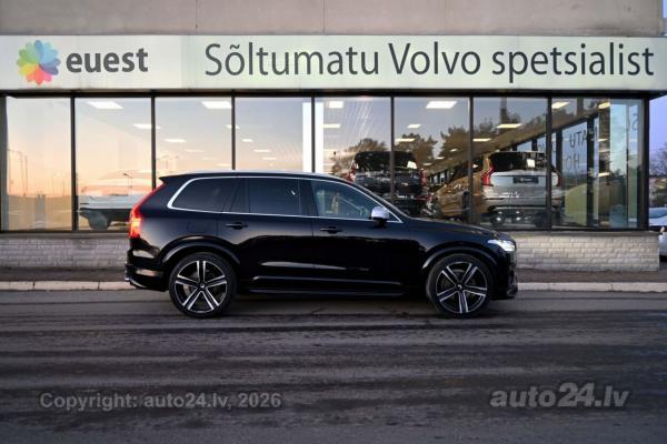 Black Volvo XC90 2016 in Tallinn, with an engine capacity of 2.00 L and mileage of 114 thousand km for 37900 €, photo 7 on AUTOMOTO.COM.LV