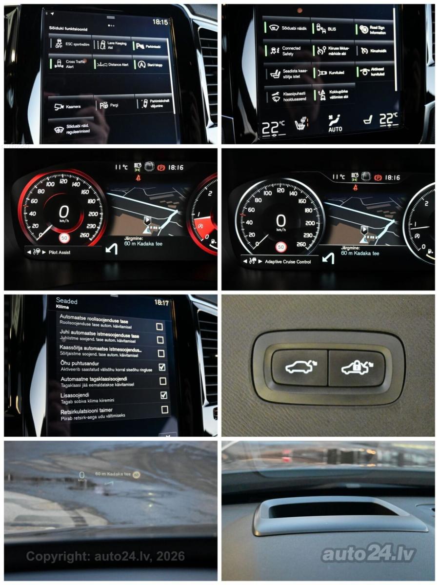 Melns Volvo XC90 2016 Tallina, ar dzinēja tilpumu 2.00 L un nobraukumu 114 tūkst. km par 37900 €, foto 13 vietnē AUTOMOTO.COM.LV