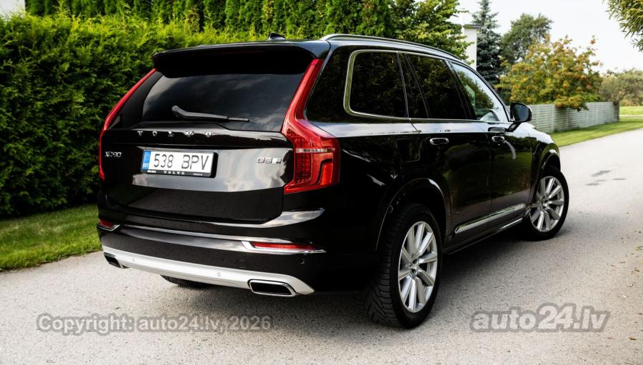 Black Volvo XC90 2016 in Tallinn, with an engine capacity of 2.00 L and mileage of 184 thousand km for 25990 €, photo 5 on AUTOMOTO.COM.LV