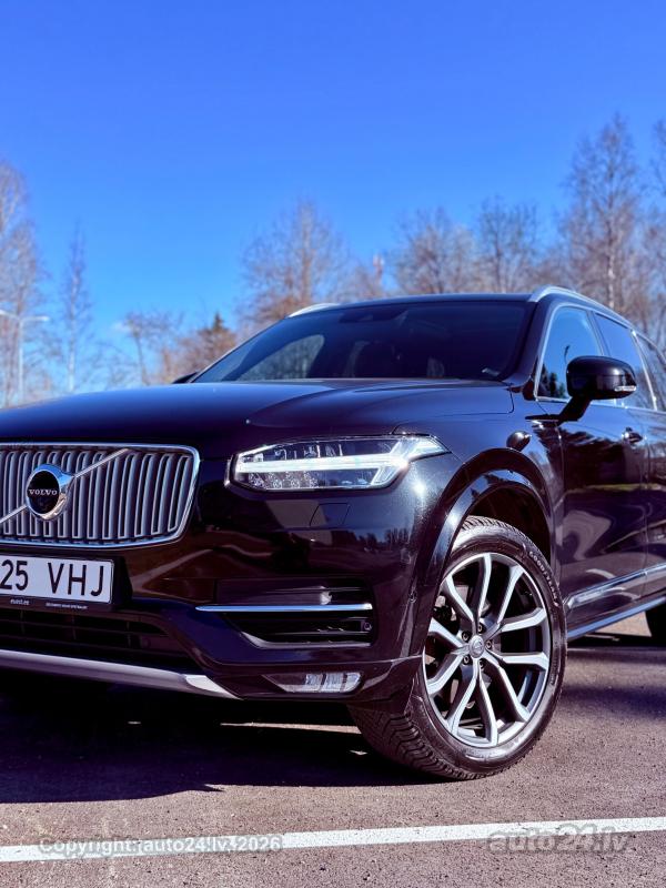 Black Volvo XC90 2016 in Tallinn, with an engine capacity of 2.00 L and mileage of 175 thousand km for 28900 €, photo 7 on AUTOMOTO.COM.LV